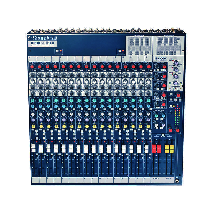 Soundcraft｜類比混音器｜FX16ii - Sunrise Trading Co.