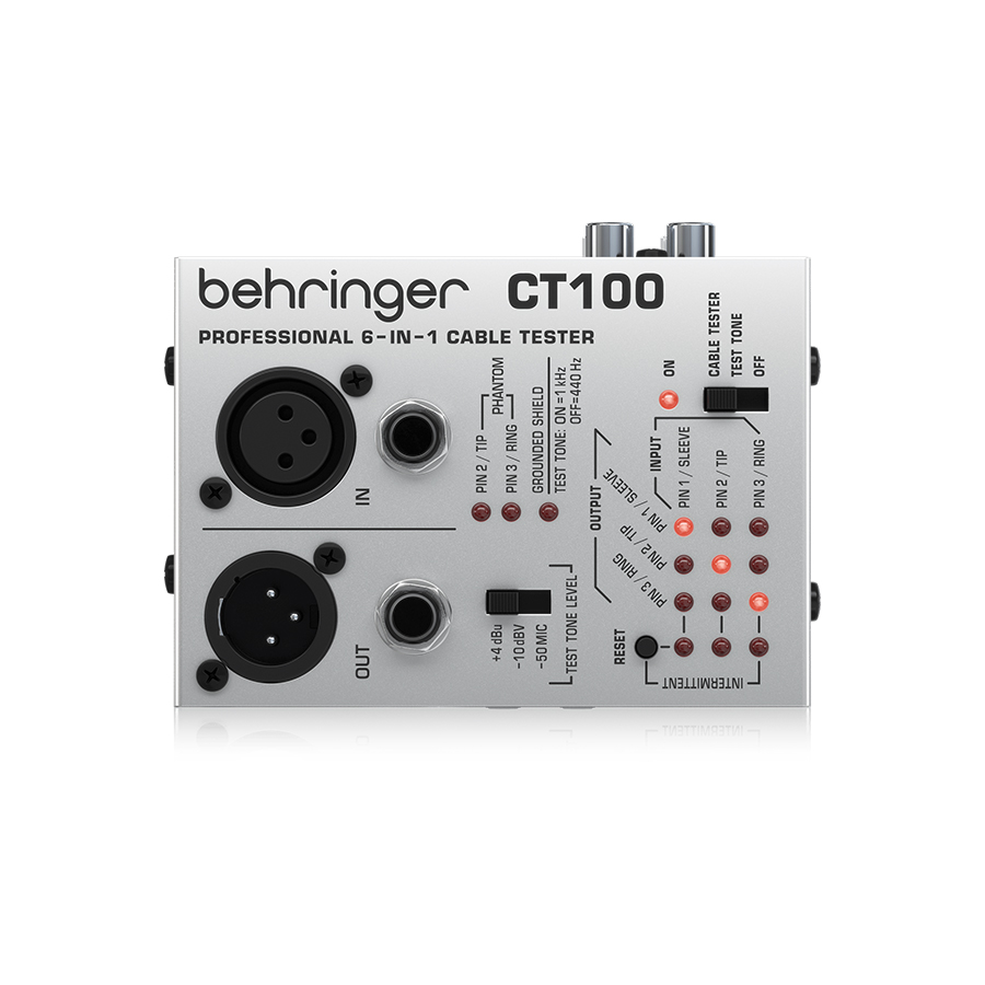 Behringer｜線材測試器｜CT100 - Sunrise Trading Co.