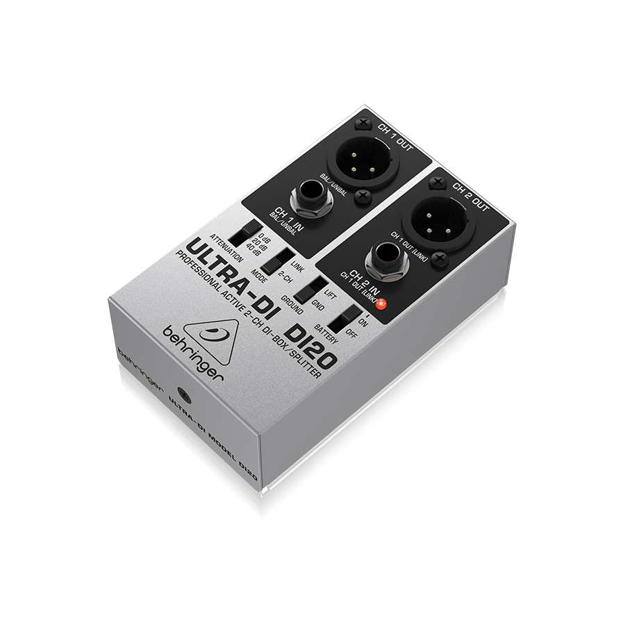 Behringer｜有源 DI 盒｜DI 20 - Sunrise Trading Co.